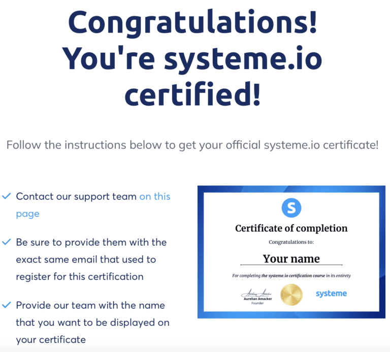 Master Systeme.io with Free Certification Course | Monetized Future
