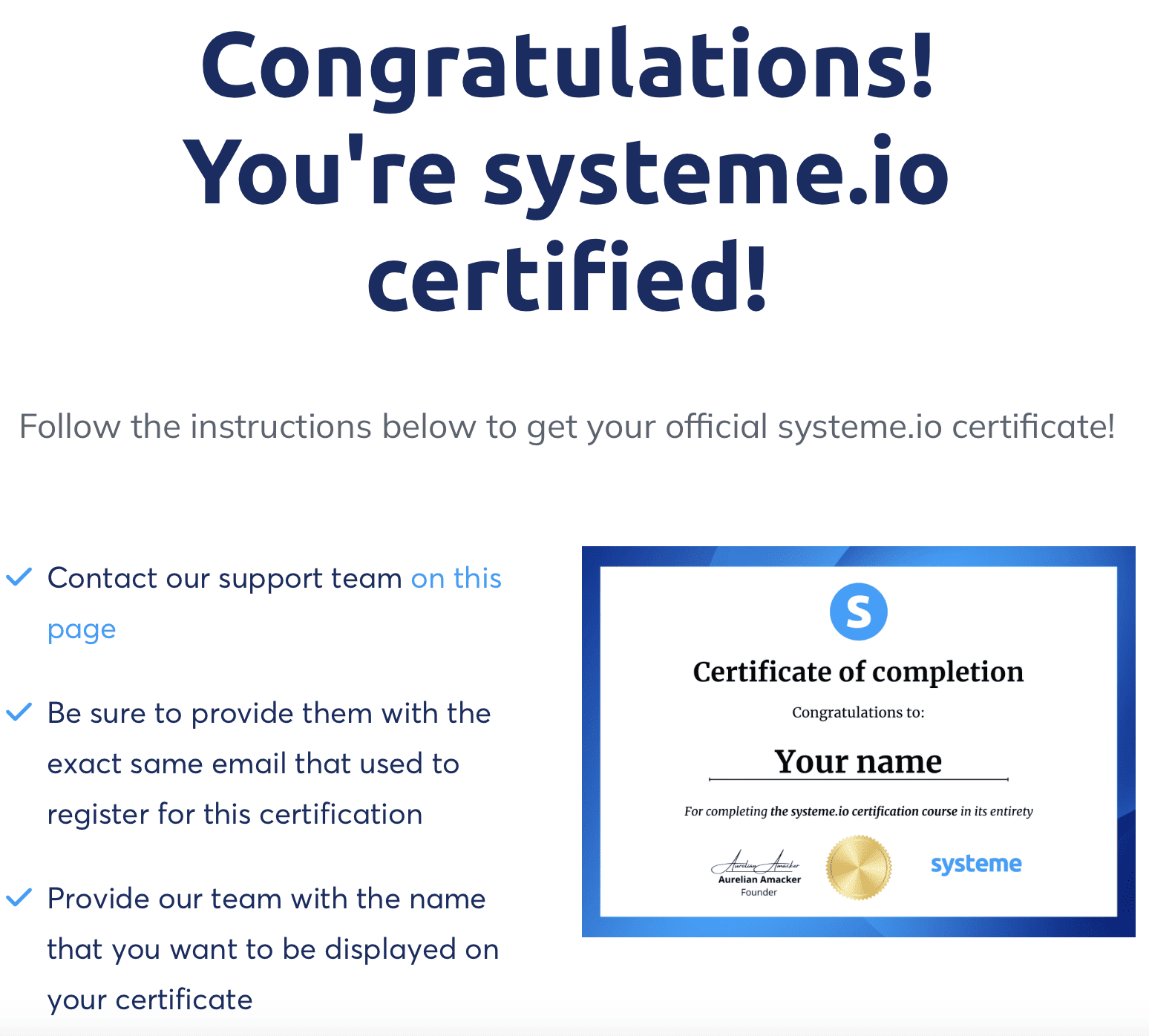 Master Systeme.io with Free Certification Course | Monetized Future