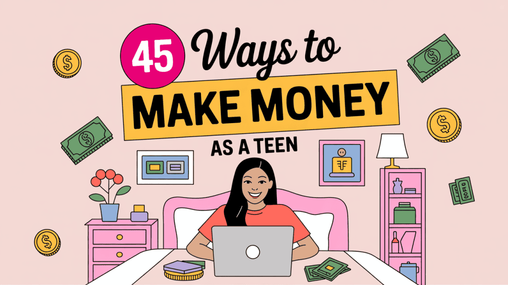 45 Ways to Make Money as a Teenager (In Your Spare Time) [2025]